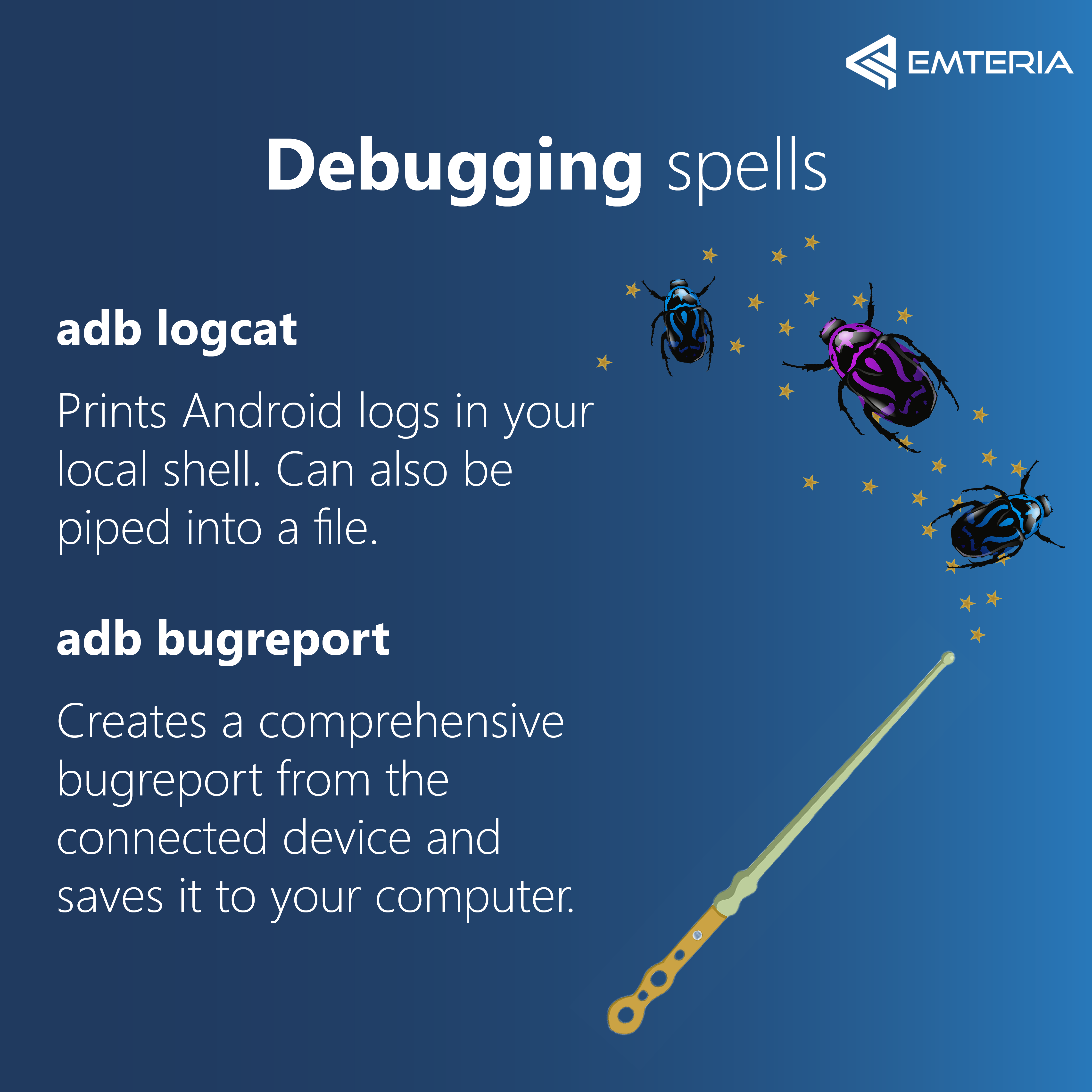 Spellbinding Android Cheat Sheet